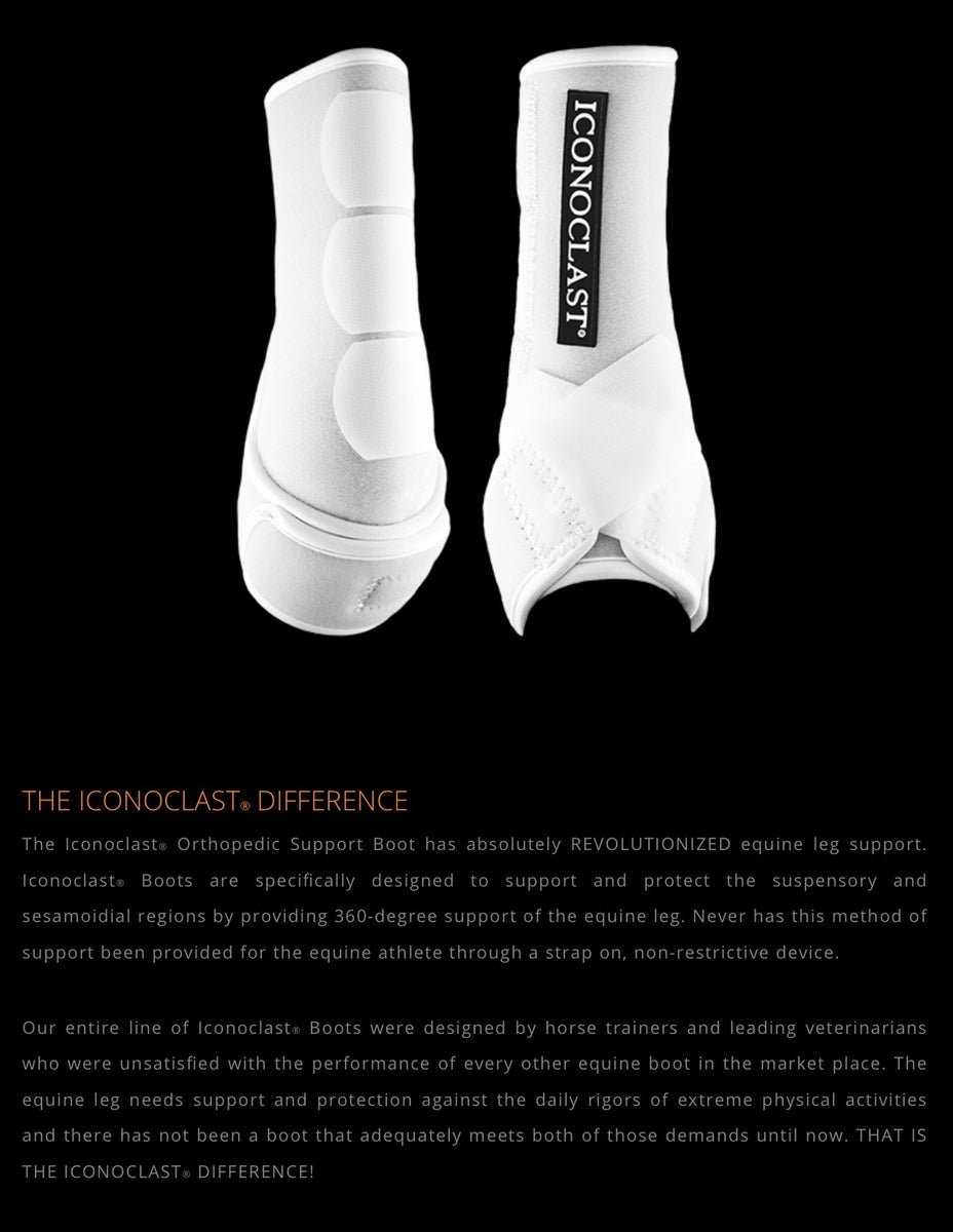 Iconoclast Hind Orthopedic Boot White – Webb Ropes